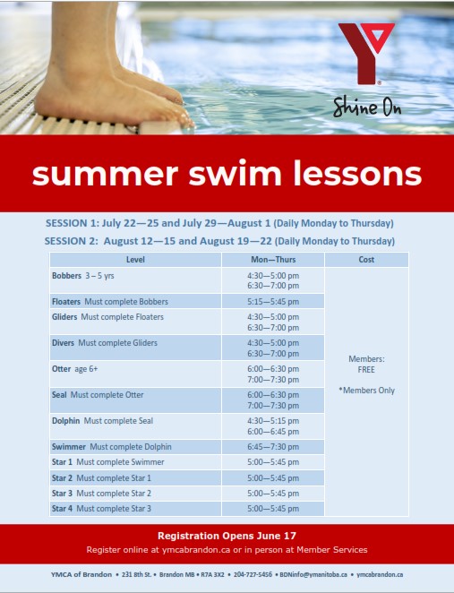 YMCA BrandonAquatics - YMCA Brandon